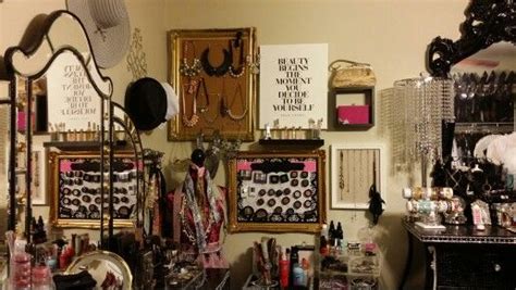 Organized Dressing Room With Diverse Jewelry Collection