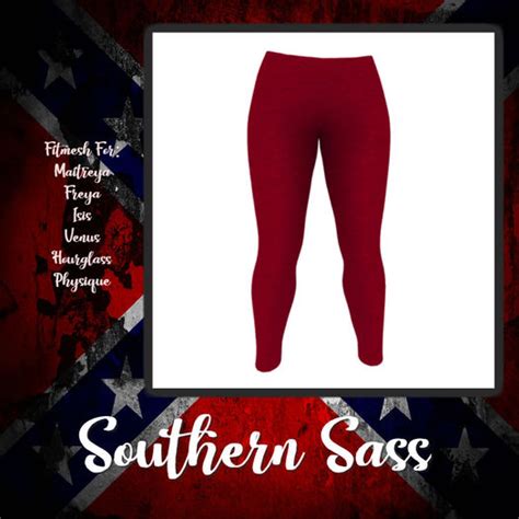 Second Life Marketplace Red Leggings