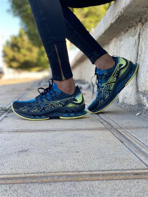 کتونی آسیکس ژل کنسی کینسی بلاست مردانه سبز آبی