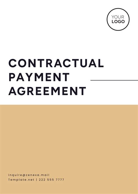Free Advance Payment Agreement Template To Edit Online