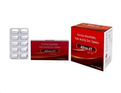 Ferrous Ascorbate 100 Mg Folic Acid 15 Mg Zinc 225 Mg Pack Size