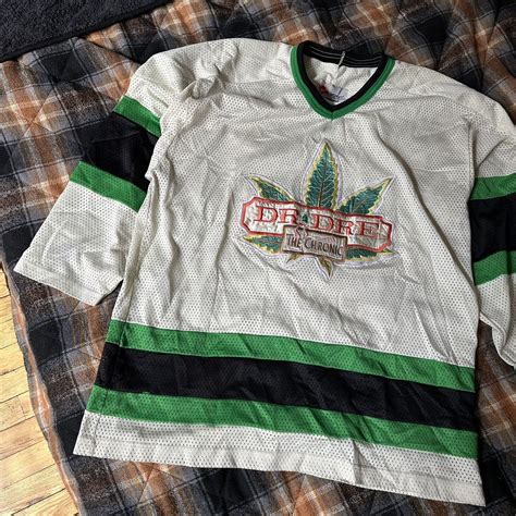 Vintage Rare Vintage Dr Dre The Chronic Weed Rap Hockey Jersey Shirt