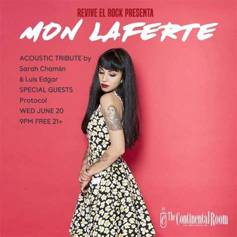 Tributo A Mon Laferte Tickets Boletos The Continental Room Fullerton 2018 06 20