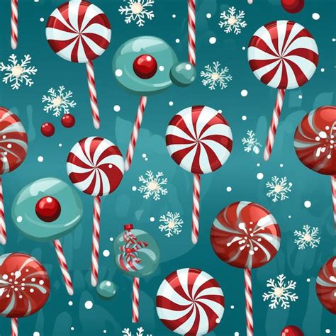 Premium Photo There Are Many Different Types Of Candy On A Blue