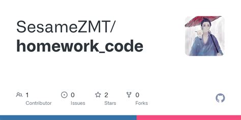 GitHub SesameZMT Homework Code