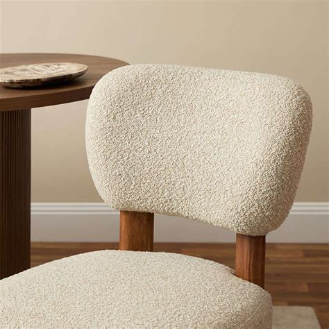 Coco Boucle Dining Chairs Set Of 2 Timeless Style Mocka