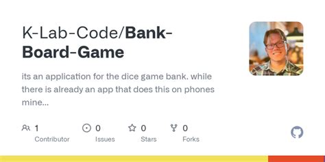 github k lab code bank board game its an application for the dice