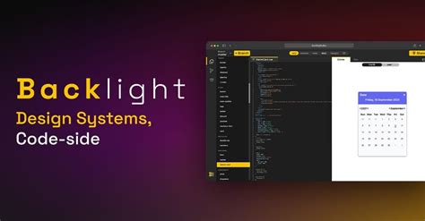 Backlight Build Design Systems Tool For Front End Teams