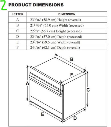 Space Needed Behind Wall Oven