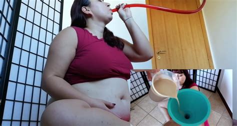 Weight Gain Feedee Chugging 1