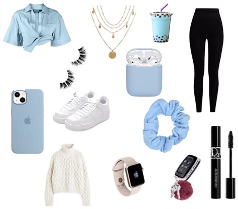 Cute Aesthetic Blue Casual Day Outfit Shoplook