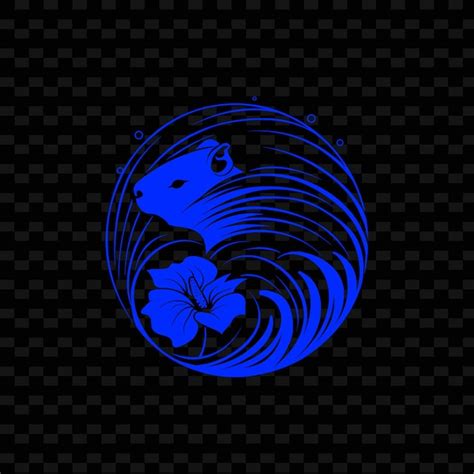 Premium Psd A Fish In A Ball Of Water