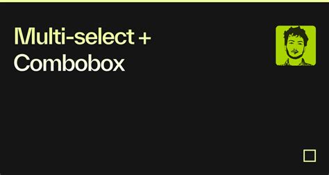 Multi Select Combobox Codesandbox