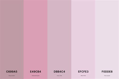 25 Best Pink Color Palettes With Names And Hex Codes Color Palette