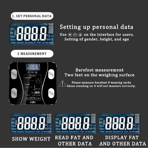 Body Fat Scale Electronic Smart Digital Bathroom S Vicedeal