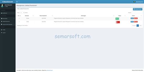 Download Sistem Informasi Kuesioner Web Codeigniter