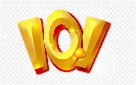 国庆金色数字10 1png图片素材下载 图片编号yjeaxzra 免抠素材网