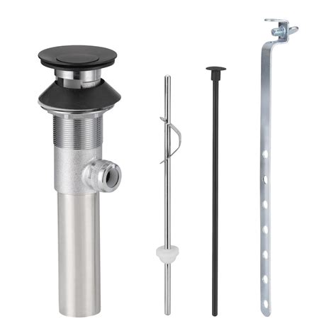 Designers Impressions 770318 Black Lavatory Drain Assembly Kit