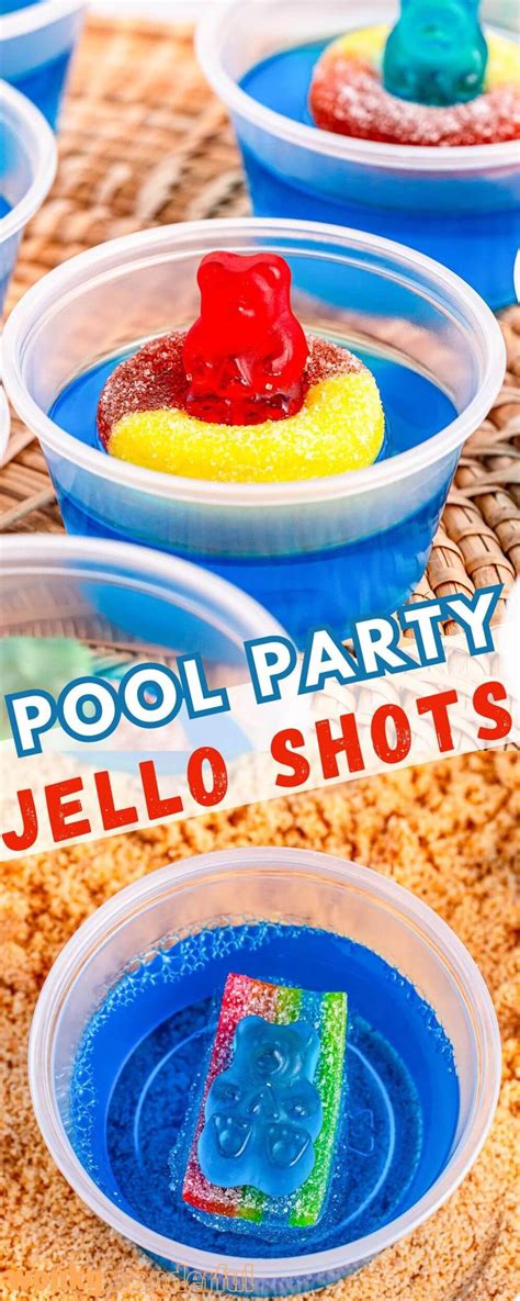 These Pool Party Jello Shots Are So Much Fun For Your Summertime Parties Blue Jello Shots