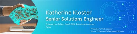 Katherine Kloster Senior Solutions Engineer Enterprise Sales Saas