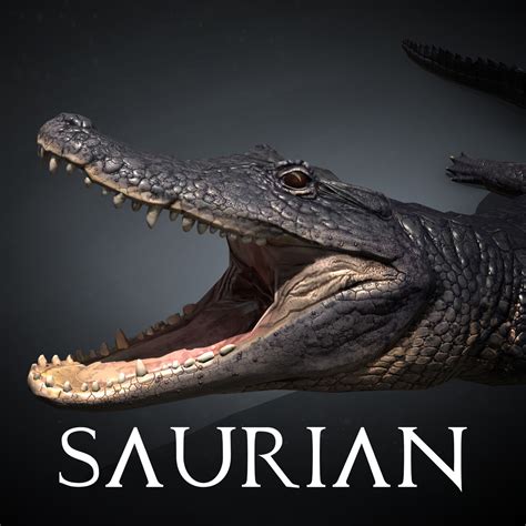 Artstation Brachychampsa Saurian