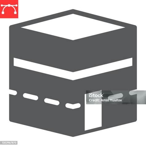 카바 메카 글리프 아이콘 해피 라마단과 막카 메카 빌딩 벡터 아이콘 벡터 그래픽 편집 스트로크 솔리드 기호 Eps 10 0명에 대한 스톡 벡터 아트 및 기타 이미지 Istock