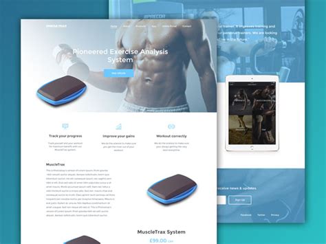 30 fitness website design concept for inspiration smashfreakz