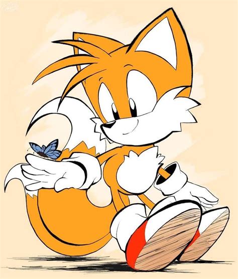 Tails The Fox Sonic Sonic Cute Drawings Sonic Fan Characters