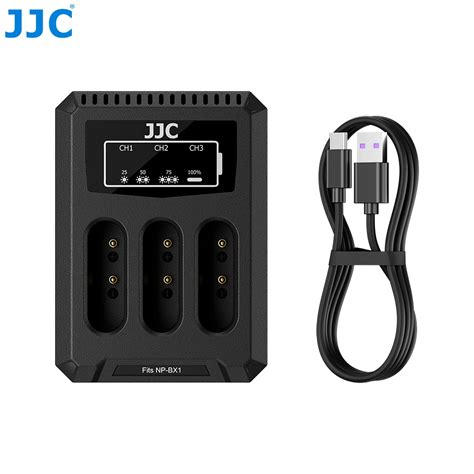 Jjc Np Bx1 Battery Charger Usb Triple Slot For Sony Zv 1f Zv1f Zv 1 Ii