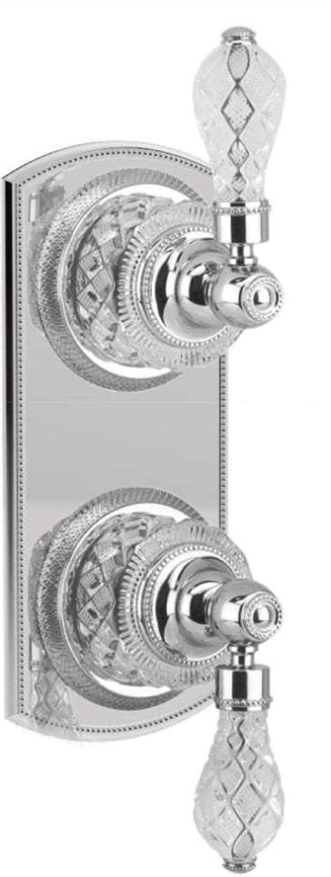 Phylrich 4 206 025 Regent Cut Crystal 1 2 Thermostatic Valve With