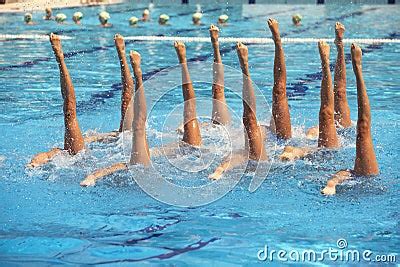Synchronized Swimmers Royalty Free Stock Images Image 32806899