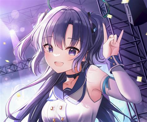 Download Blue Archive Yuuka Rock And Roll Wallpaper