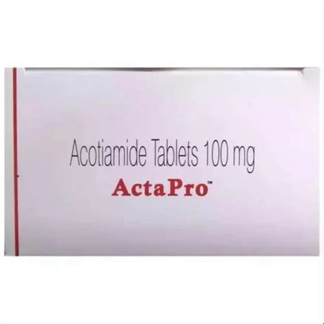 Actapro 100 Mg Tablets At Best Price In New Delhi By Modern Times