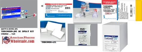 Rx Item Thrombin Jmi 5000 Unit Vial By Pfizer Pharma