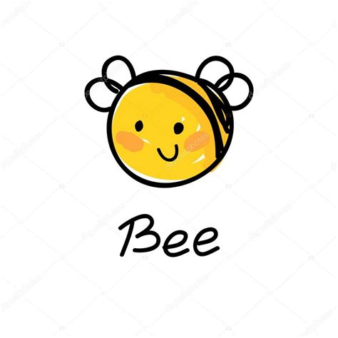 Cute Bee Icon Stock Vector Image By ©irskano 122695916