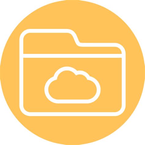 Cloud Storage Generic Color Fill Icon