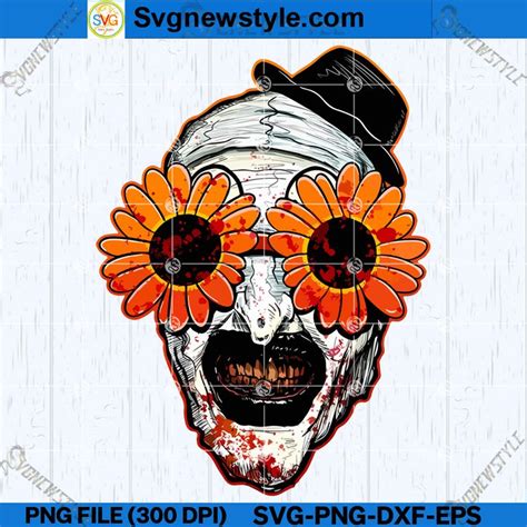 The Clown Terrifier 2 Sunflower Png Art The Clown Png Instant
