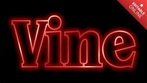 Vine Text Style Effects Generator