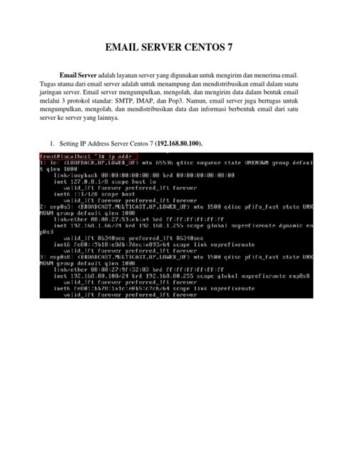 Email Server Centos 7 Pdf Komputer