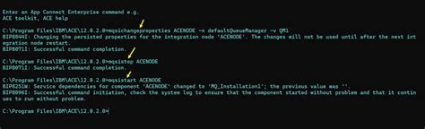 how to attach a default queue manager to an ibm ace integration node