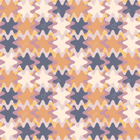 Patchwork Mat On Square Background With Colorful Spots Vector