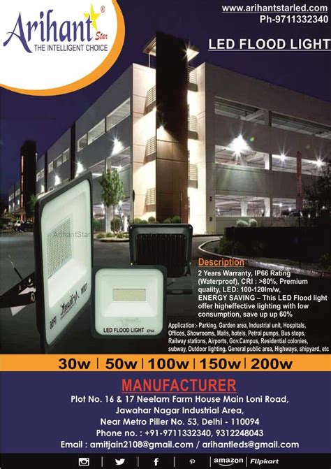 Flood Light Application Led Wall Pack Commercial Lightup