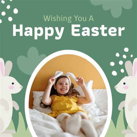 Happy Easter Day Facebook Post Piktochart