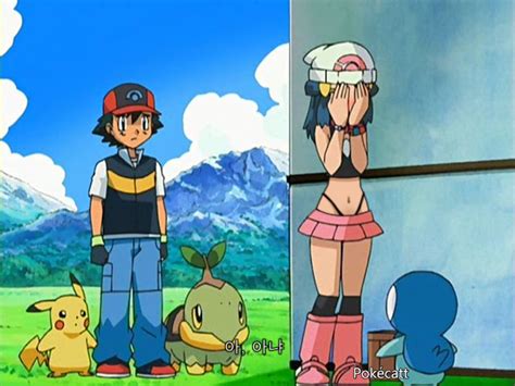 Pikachu Dawn Ash Ketchum Piplup And Turtwig Pokemon And 1 More