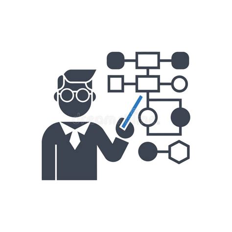 Process Mapping Icon Stock Vector Illustration Of Diagram 347808347