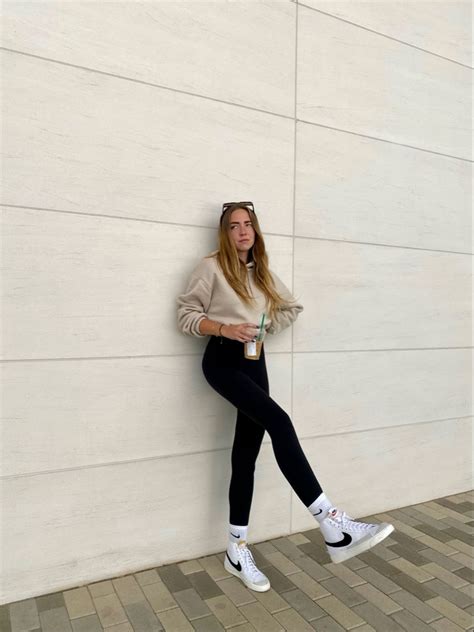 How To Style Nike Socks With Leggings At Charlie Mallory Blog