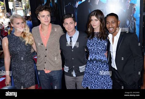 Leven Rambin Douglas Smith Logan Lerman Alexandra Daddario Brandon