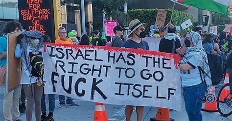 A Sign At An Anti Genocide Protest In Los Angelos Album On Imgur