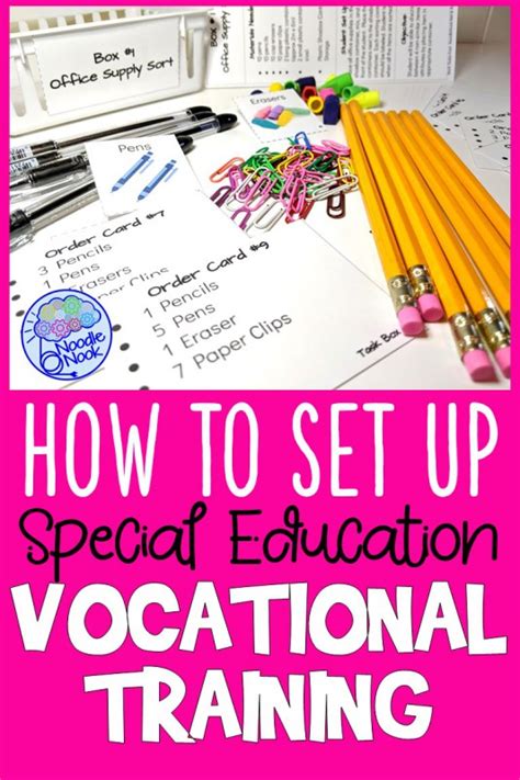 How To Set Up Vocational Training In Special Ed Artofit