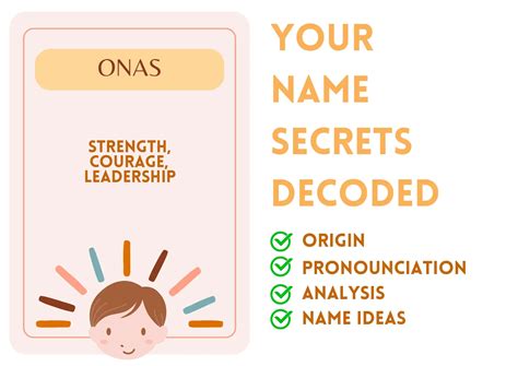Onas Boy Name Meaning And Pronunciation